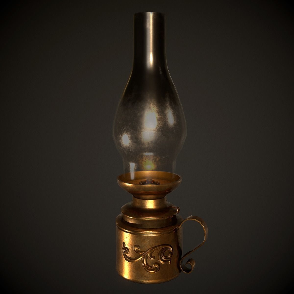 3D model Oil Lamp 2 VR / AR / low-poly | CGTrader