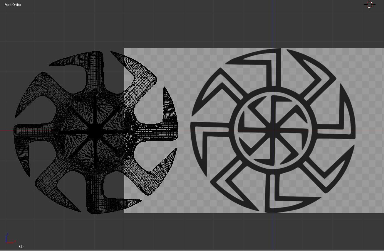 Kolovrat Slavic symbol 3D model | CGTrader