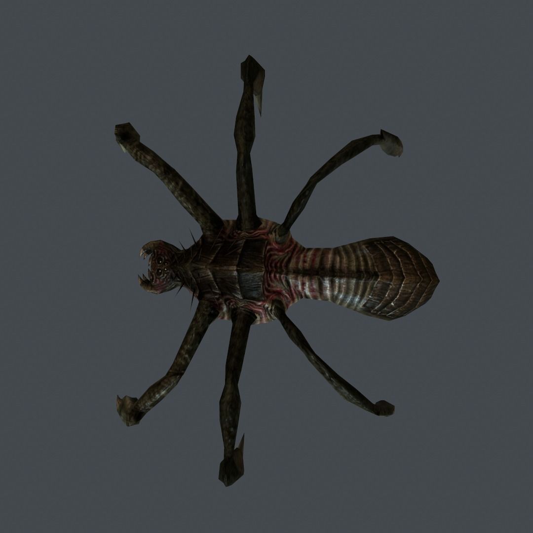 3D model Space Alien Spider VR / AR / low-poly OBJ FBX MA MB - CGTrader.com