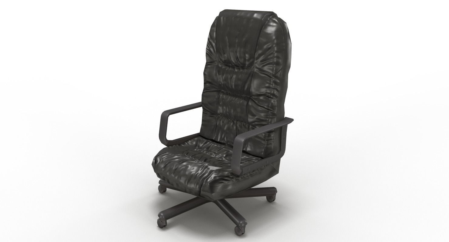 3D model Low Poly Office Chair VR / AR / low-poly | CGTrader