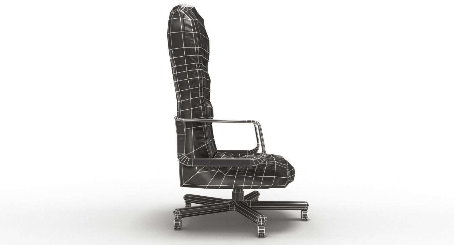 3D model Low Poly Office Chair VR / AR / low-poly | CGTrader