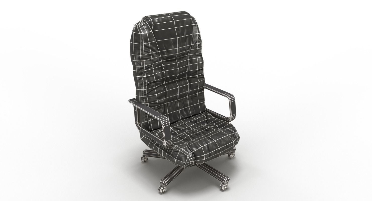 3D model Low Poly Office Chair VR / AR / low-poly | CGTrader
