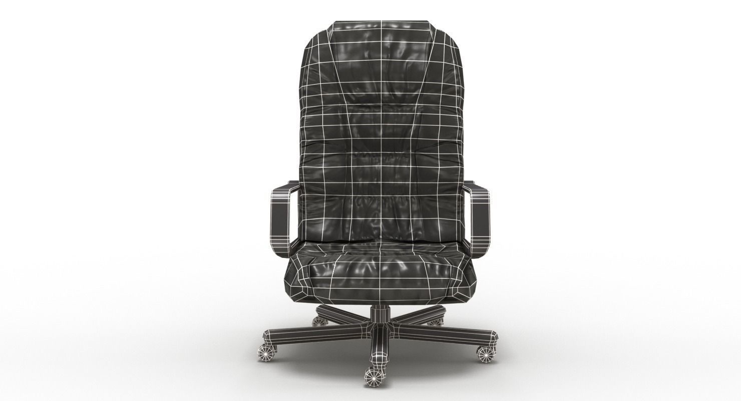 3D model Low Poly Office Chair VR / AR / low-poly | CGTrader