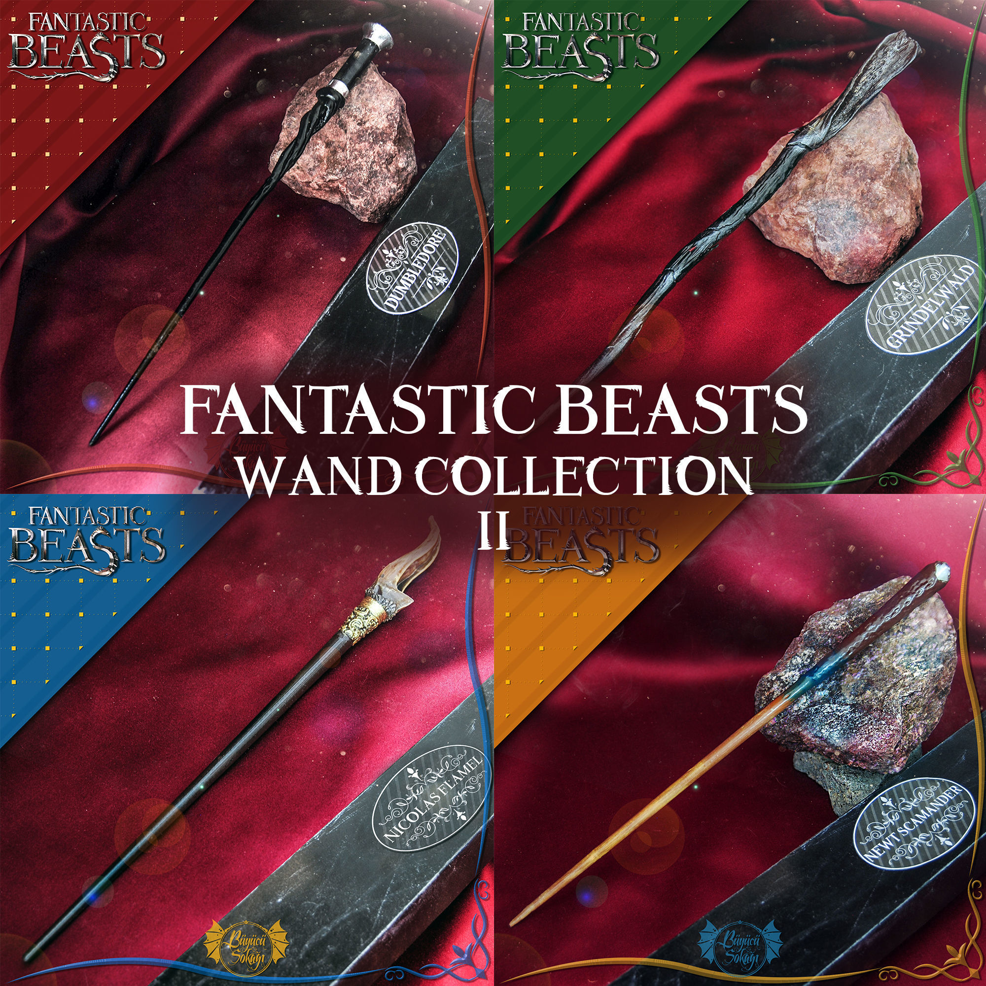 FANTASTIC BEASTS WAND COLLECTION 2 3D model 3D printable | CGTrader