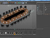 Meeting Table with Screen 3D model | CGTrader