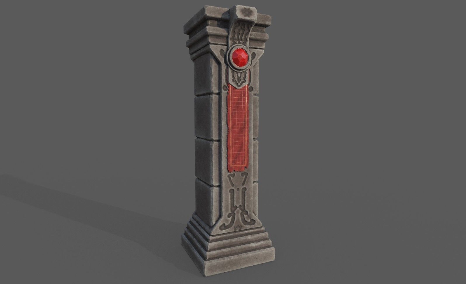 3D model Giant Crystal Pillar VR / AR / low-poly | CGTrader