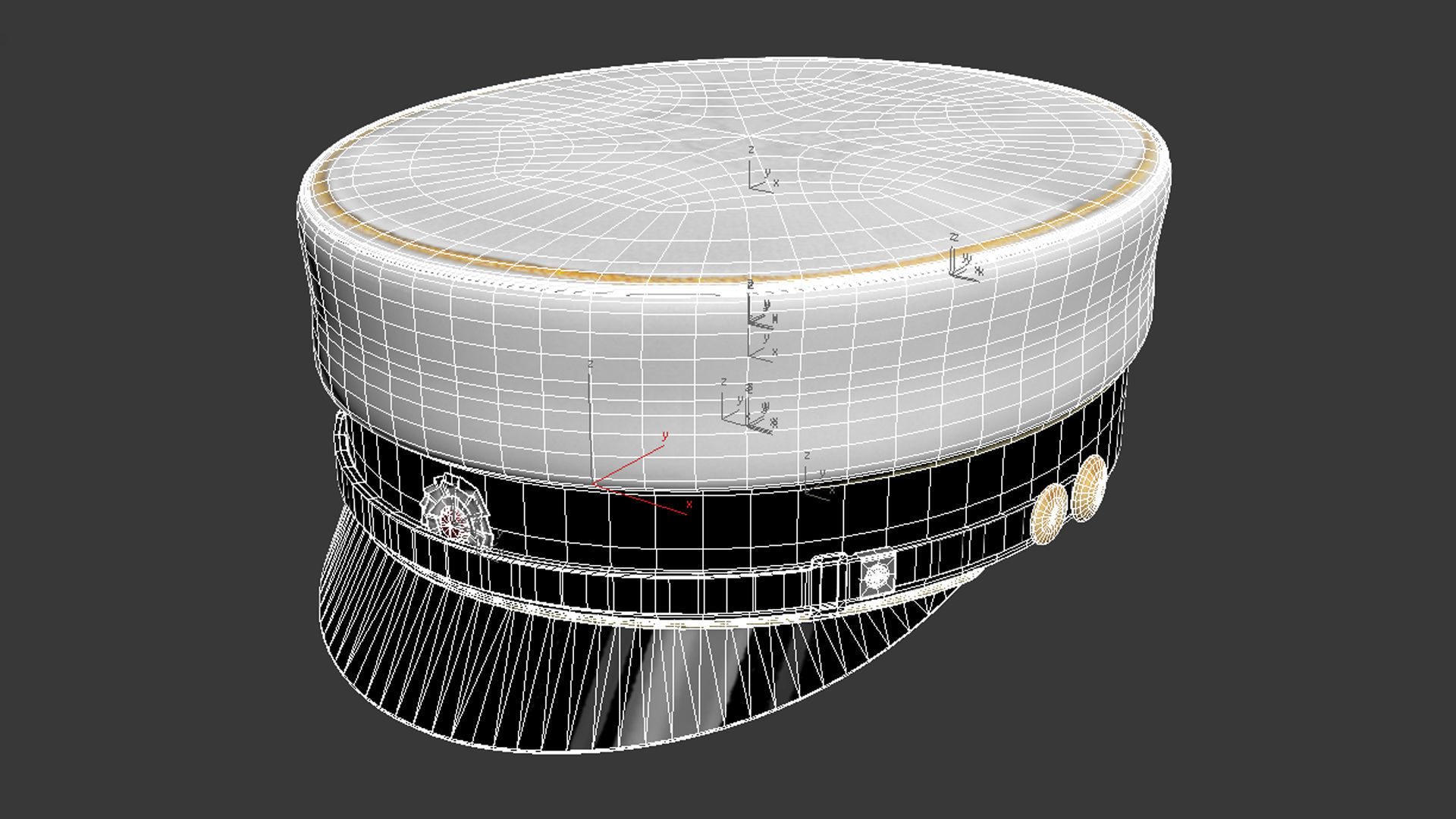 3D model Finnish student cap VR / AR / low-poly | CGTrader