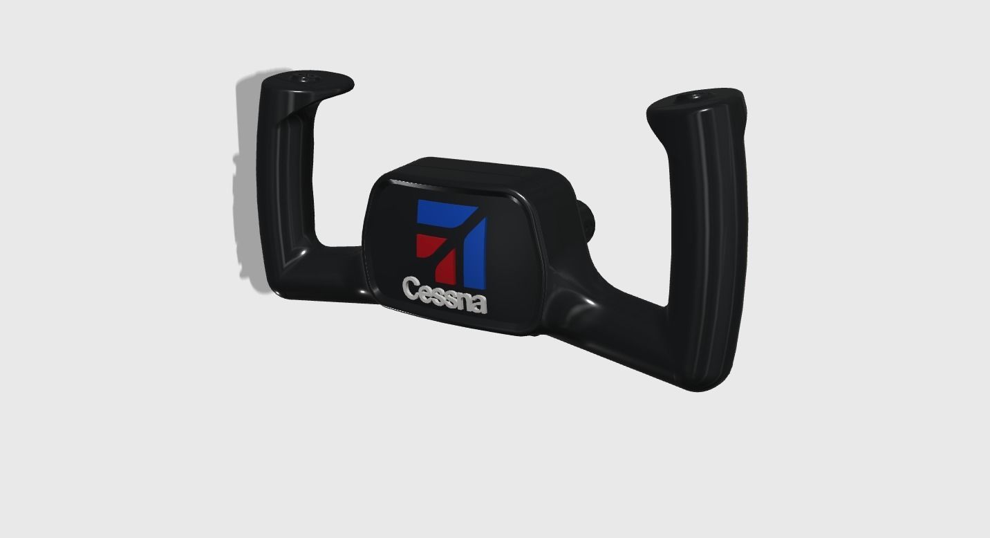 Cessna 152 Flight Simulator Yoke 3D model 3D printable | CGTrader