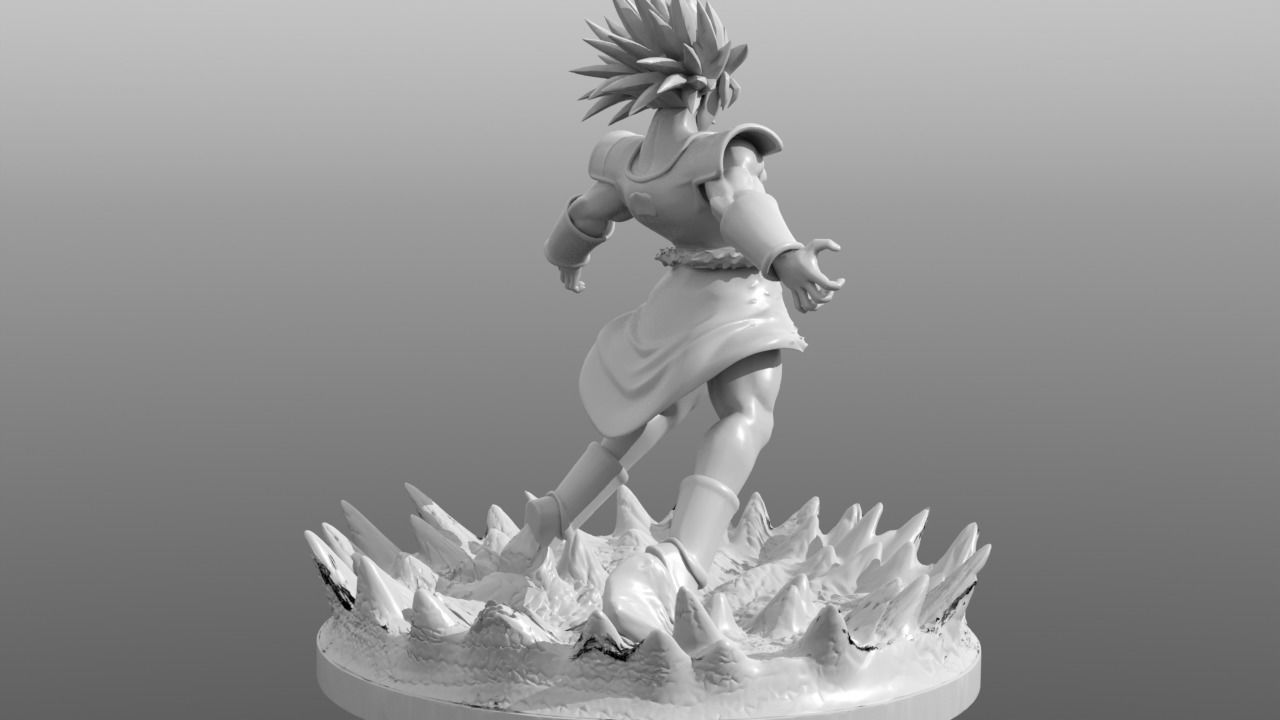 Broly DBS 3D model 3D printable | CGTrader