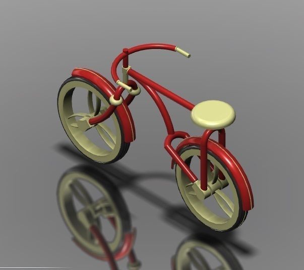 Vintage cycle free 3D model | CGTrader