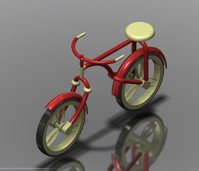 Vintage cycle free 3D model | CGTrader