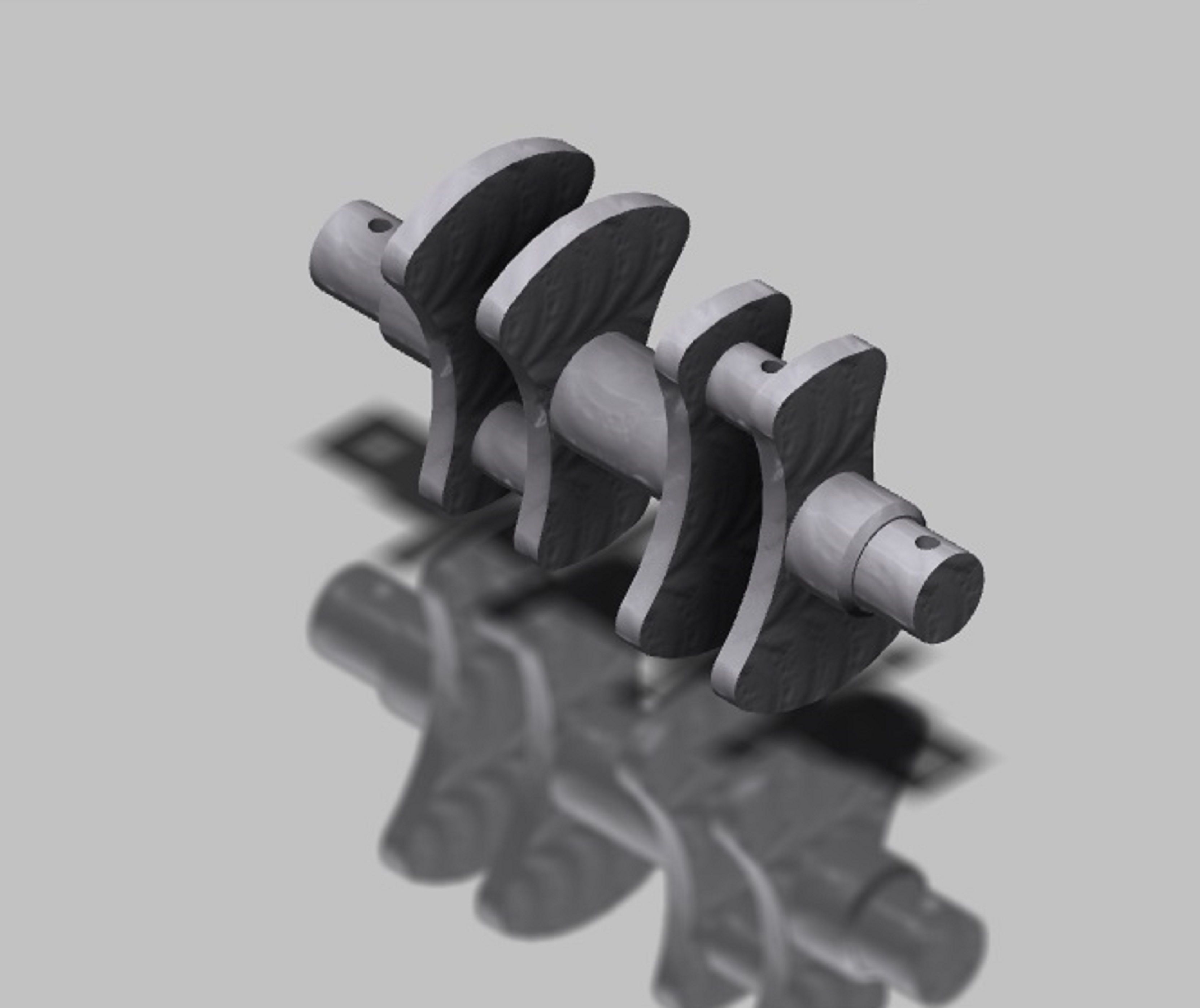 Crank shaft free 3D model | CGTrader