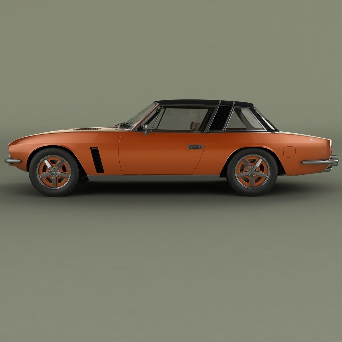 Jensen Interceptor Coupe 1976 3D model | CGTrader