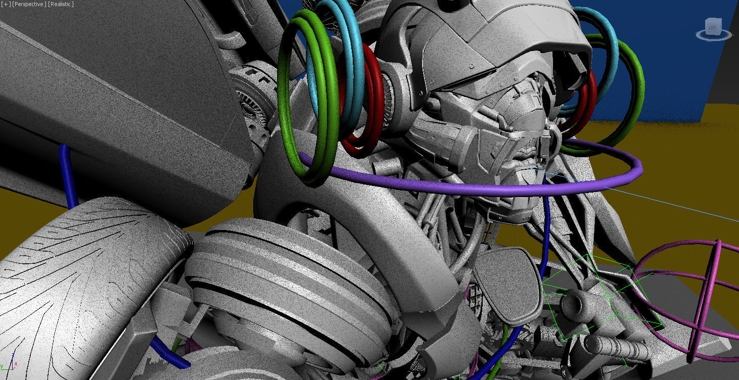 M10 Transformer-like Robot 3D model animated rigged | CGTrader