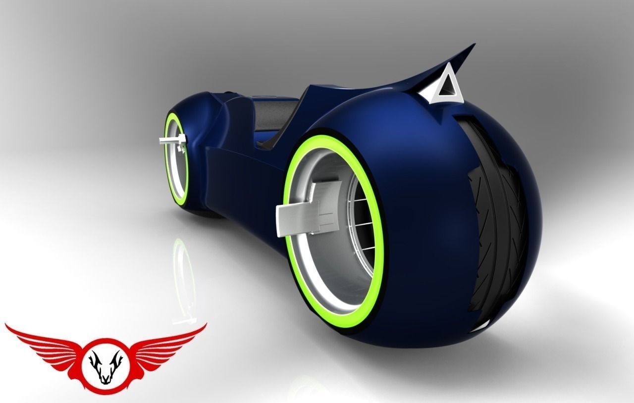 TRON Bike free 3D model | CGTrader
