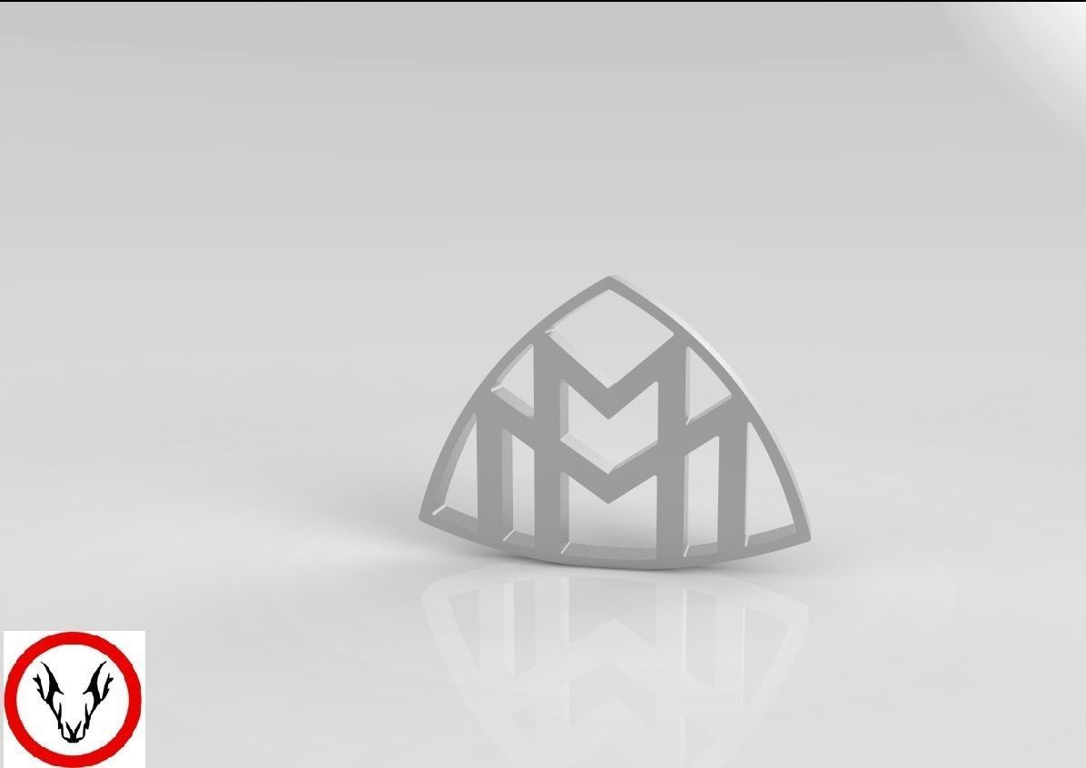 Maybach Logo free 3D model | CGTrader
