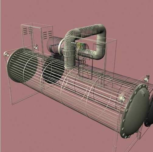 Chiller 3D Model .max .3ds .dxf - CGTrader.com