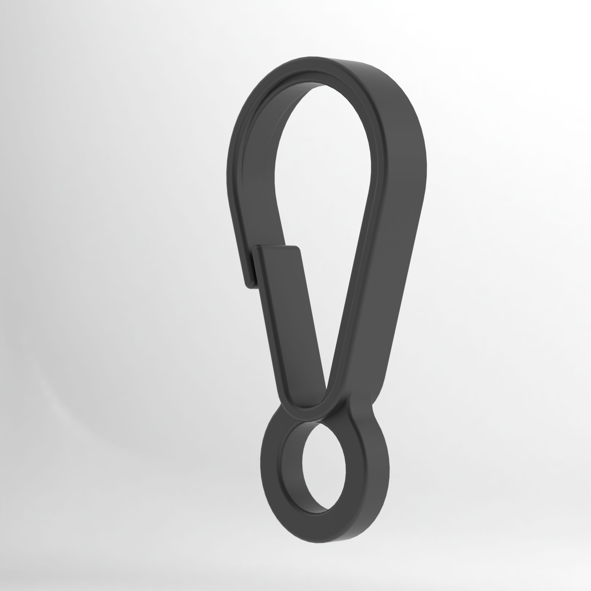Plastic Snap Hook free 3D model | CGTrader