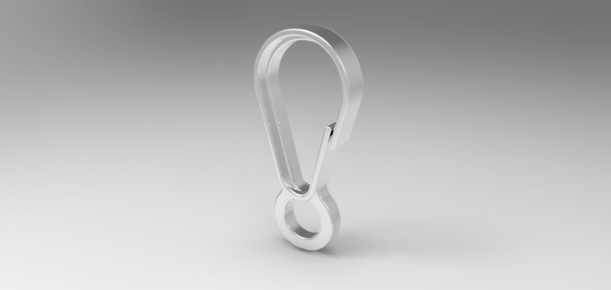 Plastic Snap Hook free 3D model | CGTrader