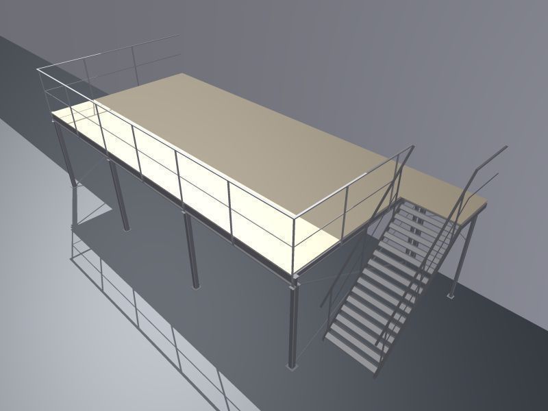 Steel Platform free 3D model | CGTrader