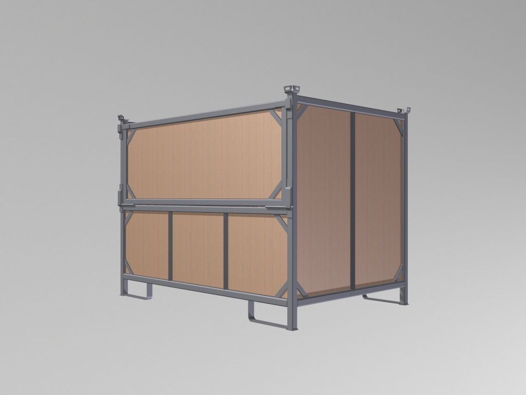 Manurack- pallet free 3D model | CGTrader