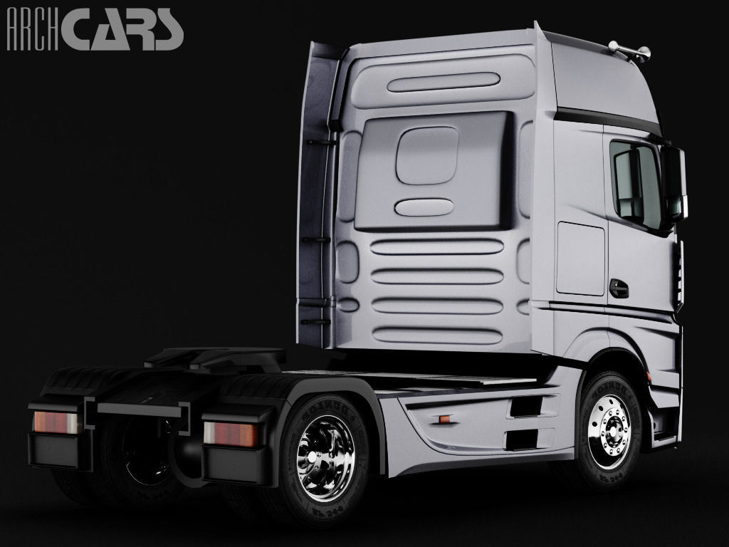 Mercedes-Benz Actros 2014 3D Model .max - CGTrader.com