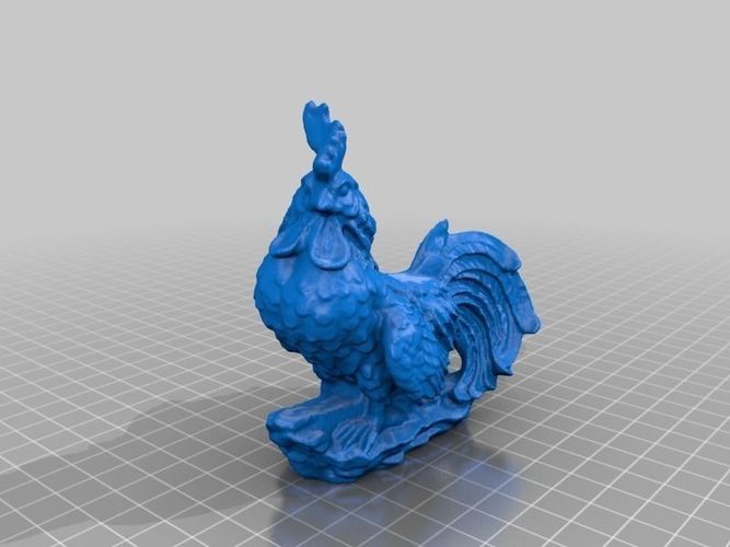 Garden Rooster free 3D Model 3D printable .stl - CGTrader.com