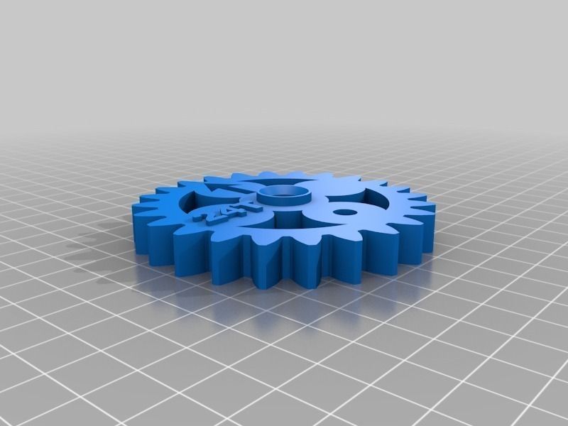 Math Gears free 3D model 3D printable | CGTrader