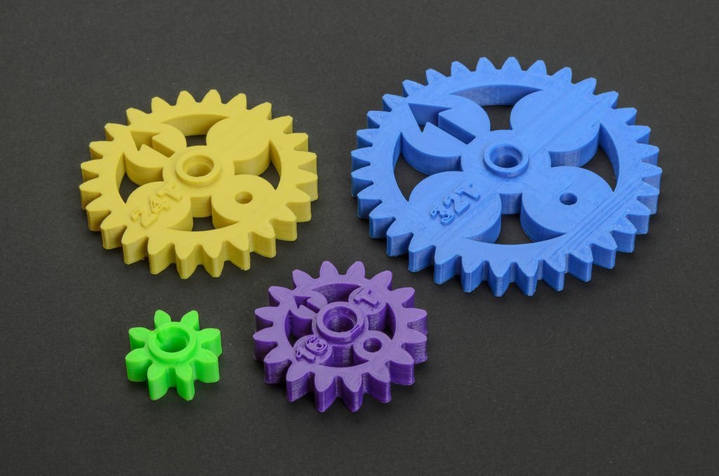 Math Gears free 3D model 3D printable | CGTrader