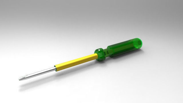 Skrew driver free 3D model | CGTrader