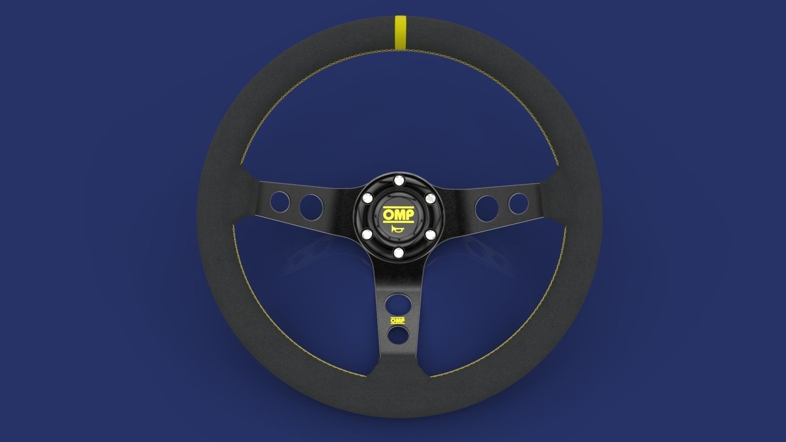 OMP steering wheel 3D model | CGTrader