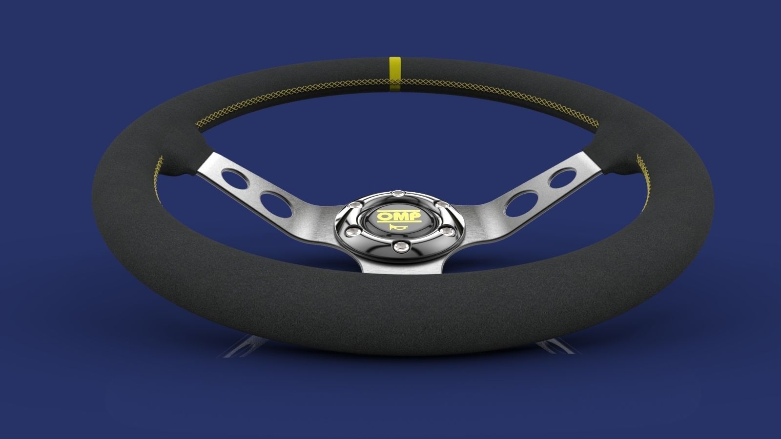 OMP steering wheel 3D model | CGTrader