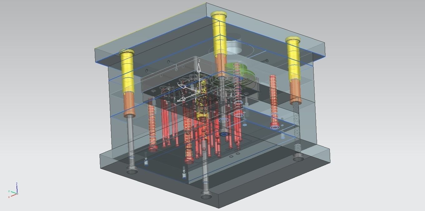 Pressure Die Cast Mold free 3D model | CGTrader
