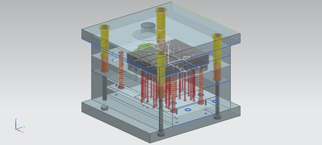 Pressure Die Cast Mold free 3D model | CGTrader