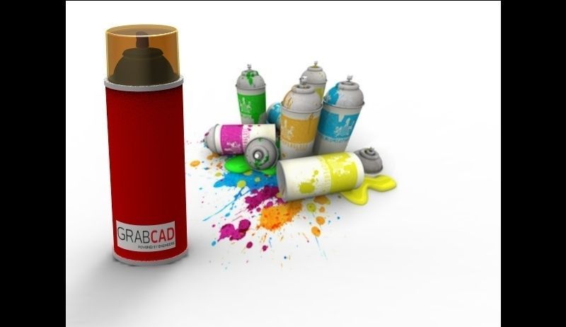 Spray Can free 3D Model .stl - CGTrader.com