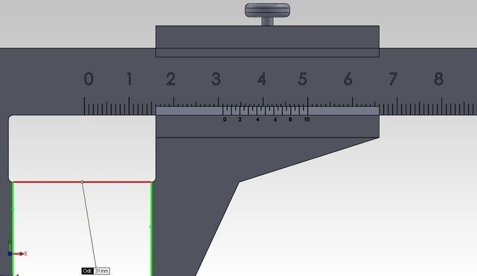 Vernier caliper free 3D Model - CGTrader.com