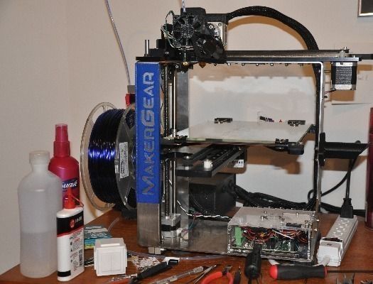 MakerGear M2 faceplate free 3D Model 3D printable .dxf .stl - CGTrader.com