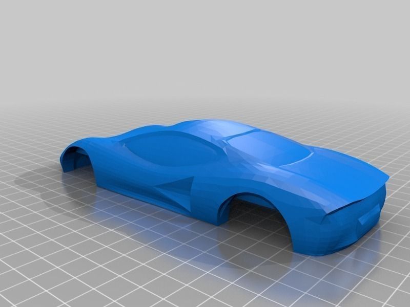 Pinewood Derby Car Shell free 3D model 3D printable | CGTrader