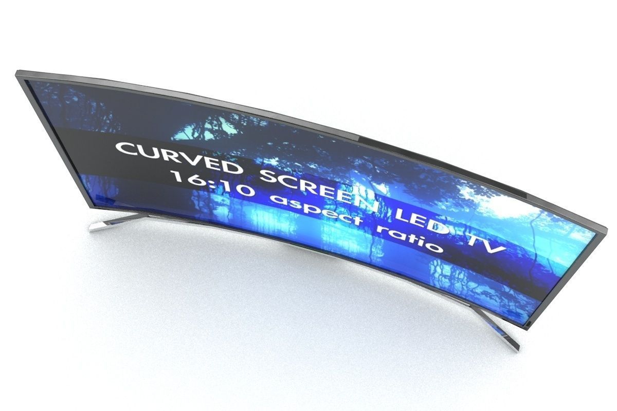 3D model Curved Screen Televisions VR / AR / low-poly | CGTrader
