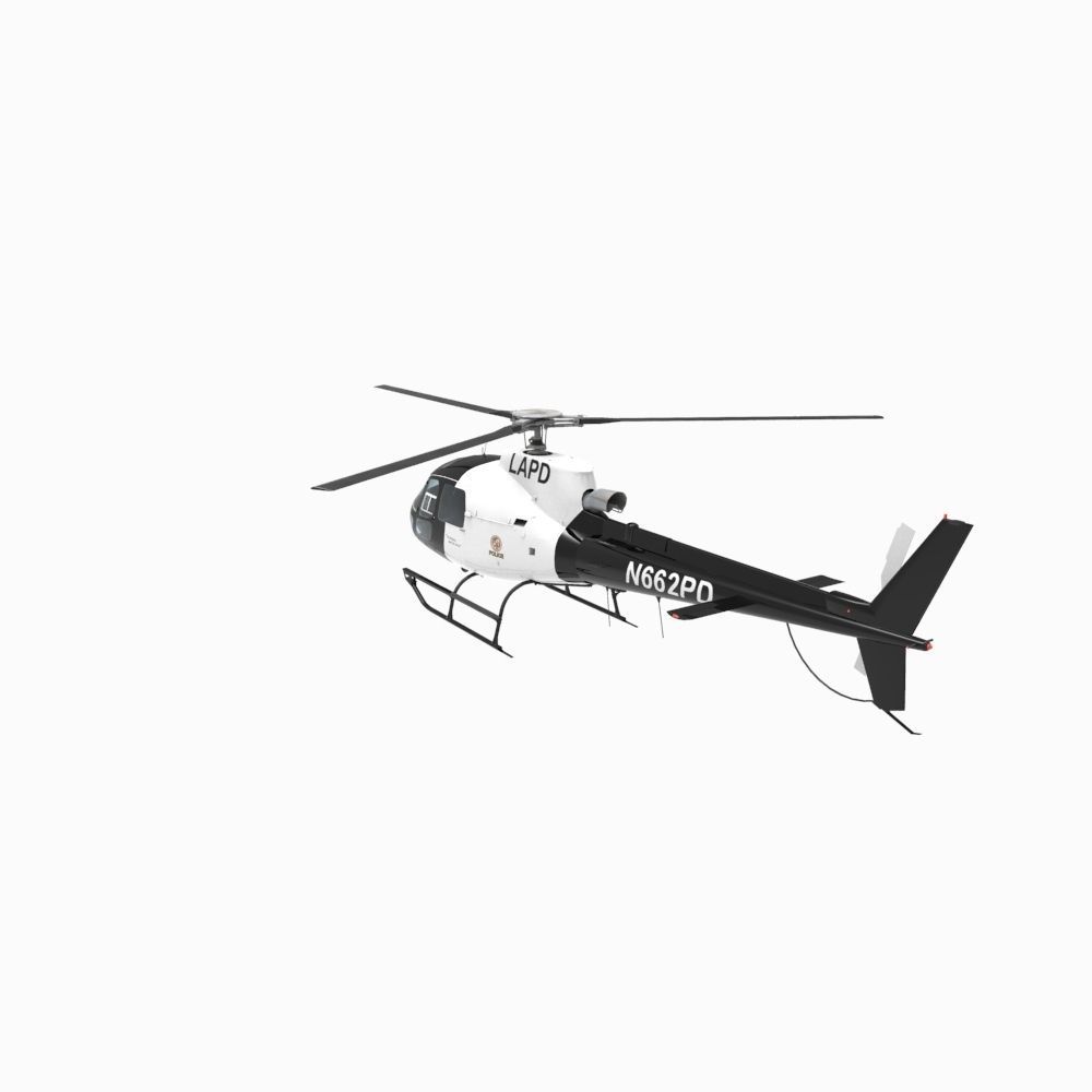 3D model Police Helicopter VR / AR / low-poly | CGTrader