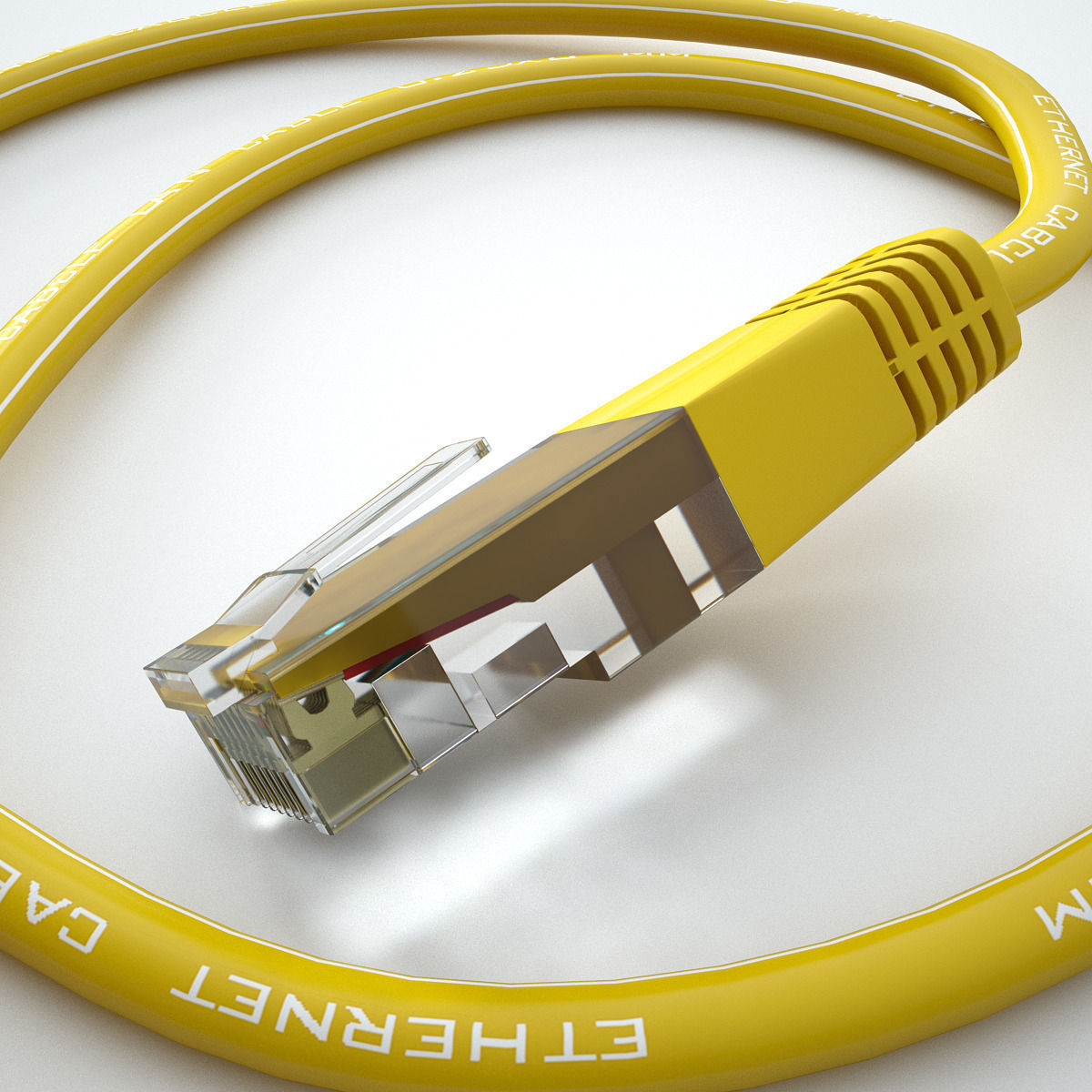 Ethernet Cable 3D model | CGTrader