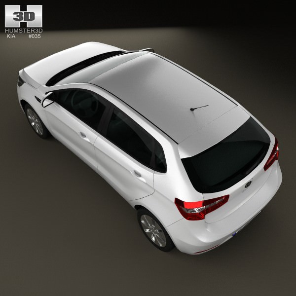 Kia Rio K2 hatchback 5-door 2012 3D model | CGTrader