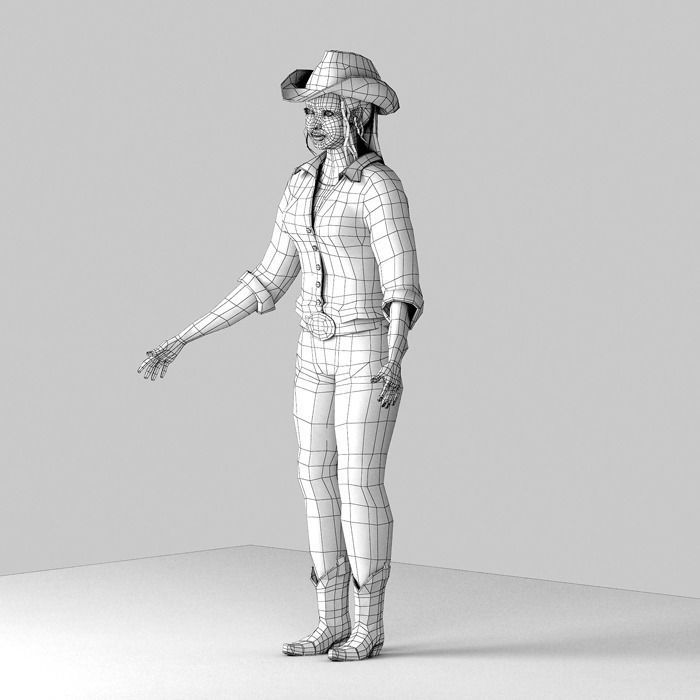 3D model Martha VR / AR / low-poly | CGTrader