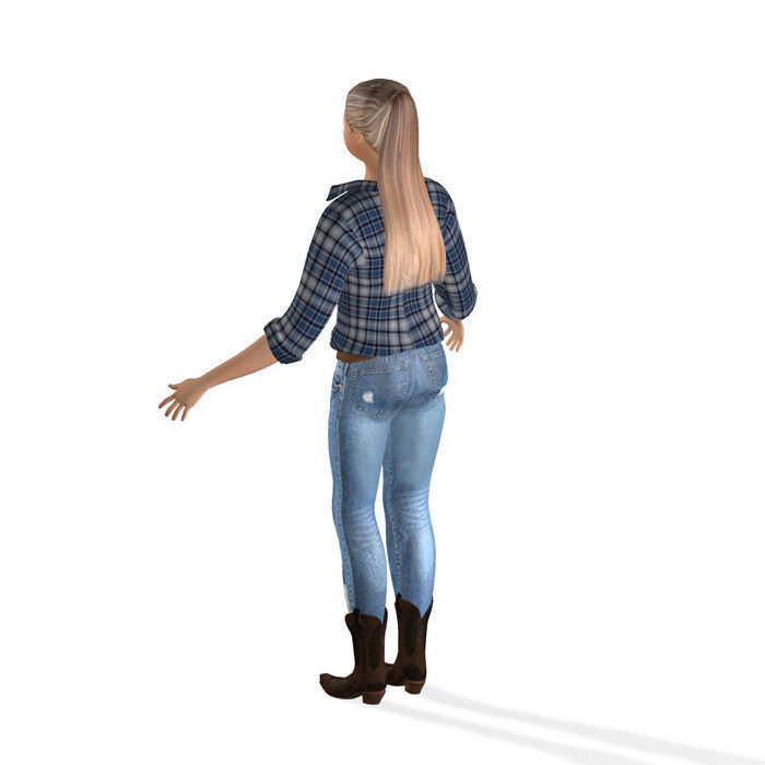 3D model Martha VR / AR / low-poly | CGTrader