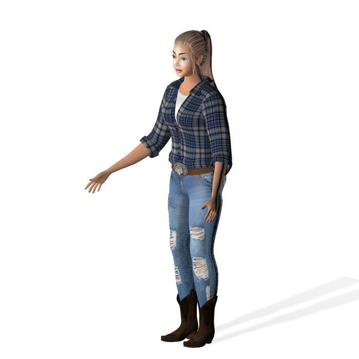 3D model Martha VR / AR / low-poly | CGTrader
