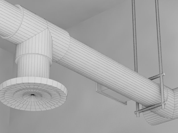 Ventilation system 3D model | CGTrader