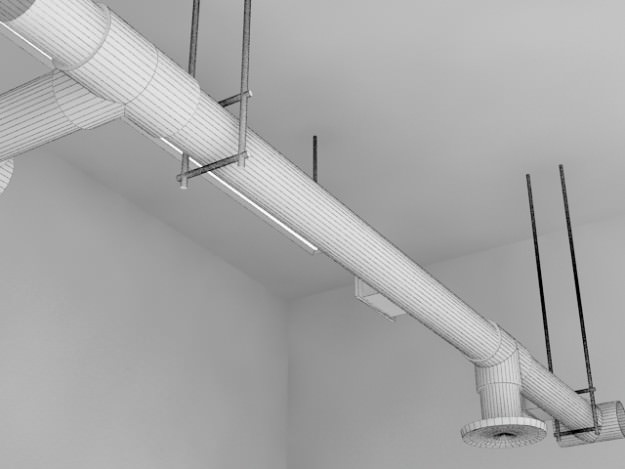 Ventilation system 3D model | CGTrader