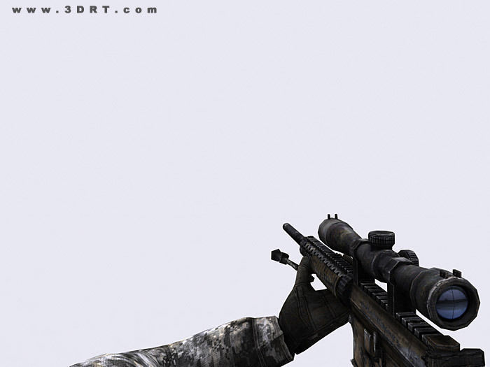 3D model 3DRT-Modern firearms animated pack VR / AR / low-poly rigged ...