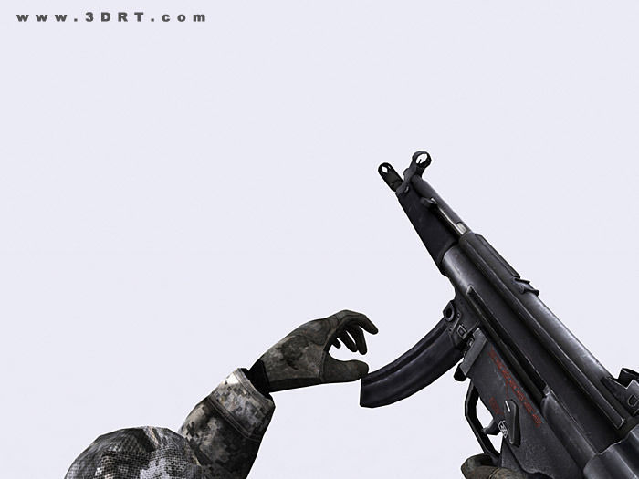 3D model 3DRT-Modern firearms animated pack VR / AR / low-poly rigged ...