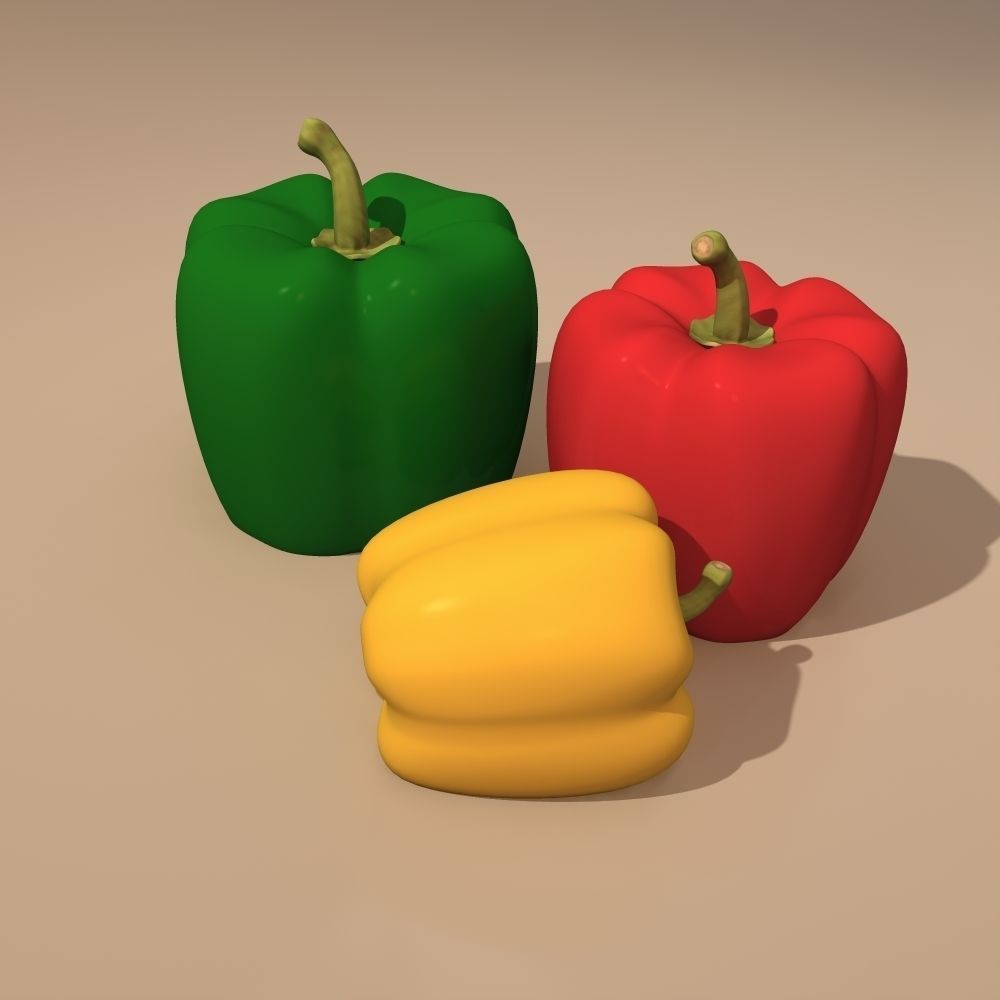 Bell Pepper 3D model | CGTrader